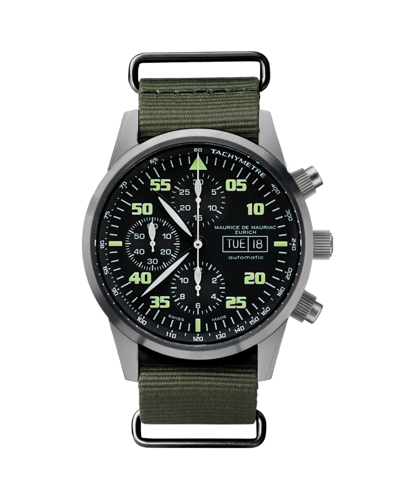 Chrono DLC watch by Maurice de Mauriac from Zurich